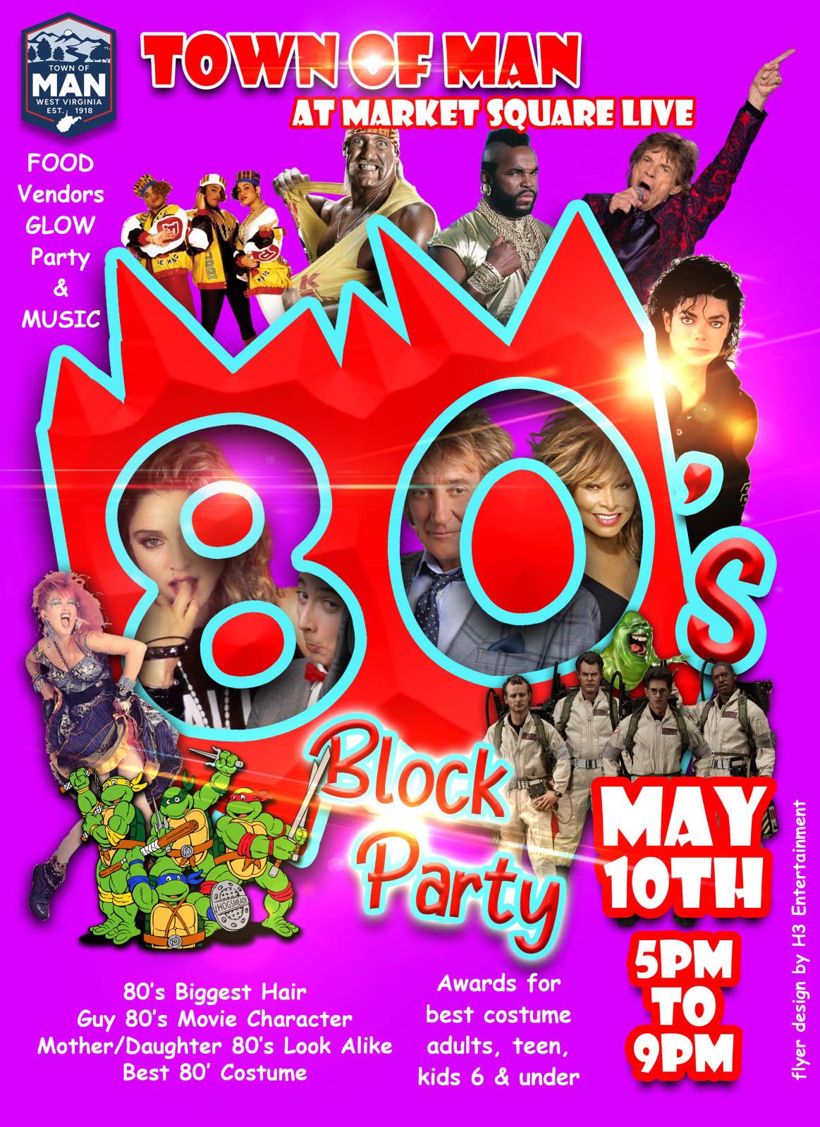 80's Block Party - Town of Man - Hatfield McCoy CVB : Hatfield McCoy CVB